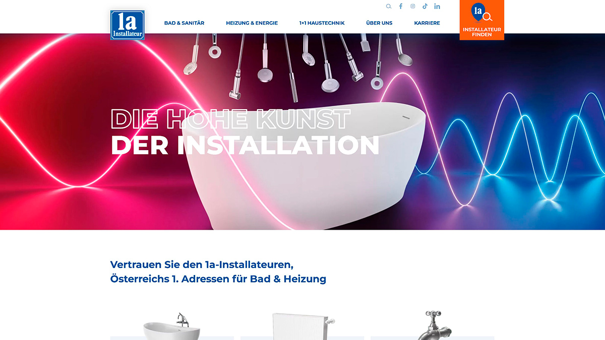 1a-Installateur - Installateursuche